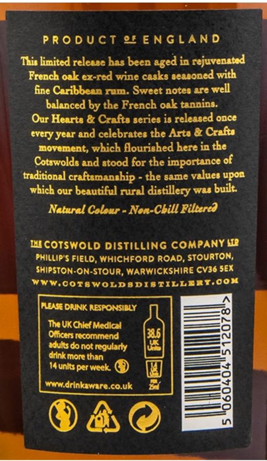 Cotswolds Rum Cask - Ratings and reviews - Whiskybase