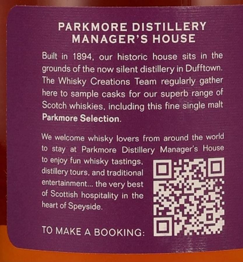 Parkmore 08-year-old AcL - Ratings and reviews - Whiskybase