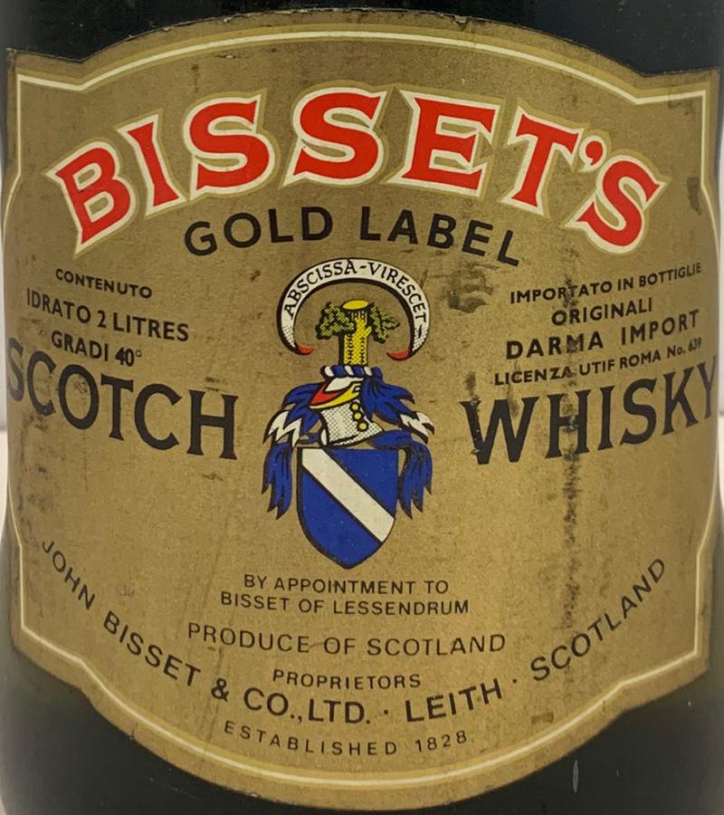 Bisset's Gold Label - Ratings and reviews - Whiskybase