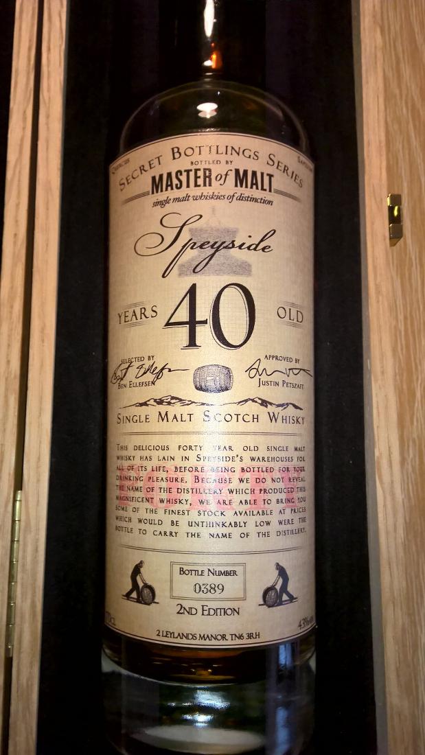Secret Bottlings Series 40-year-old MoM - Ratings and reviews - Whiskybase